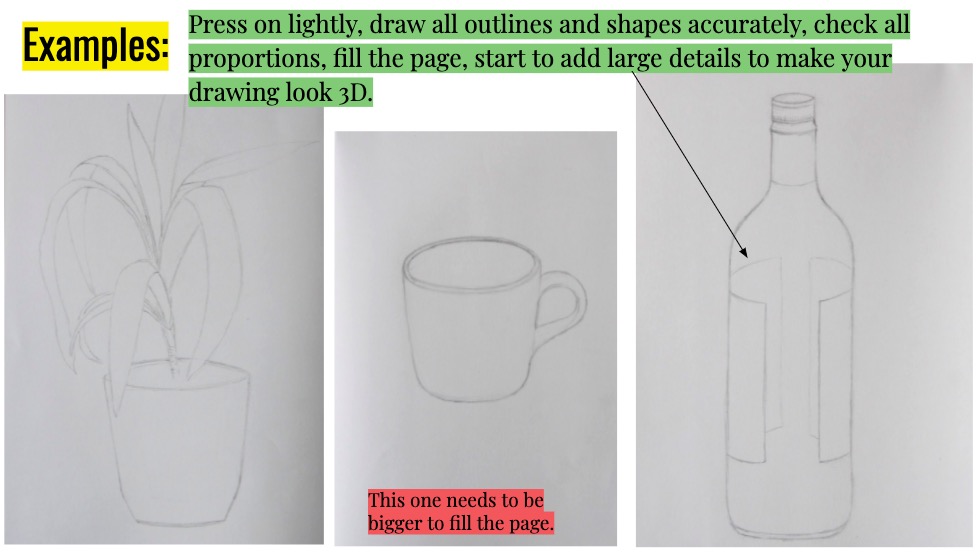KS3 Art – Still Life Home Learning Project – The Art Teacher