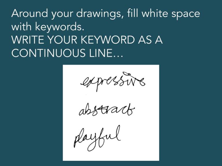 KS3 Art Lesson – Continuous Line Drawings – The Art Teacher