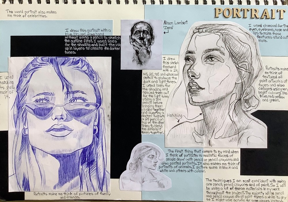 GCSE Art Sketchbook Examples – The Art Teacher