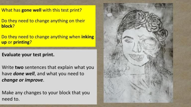 GCSE Art Project: Drypoint Etching – The Art Teacher