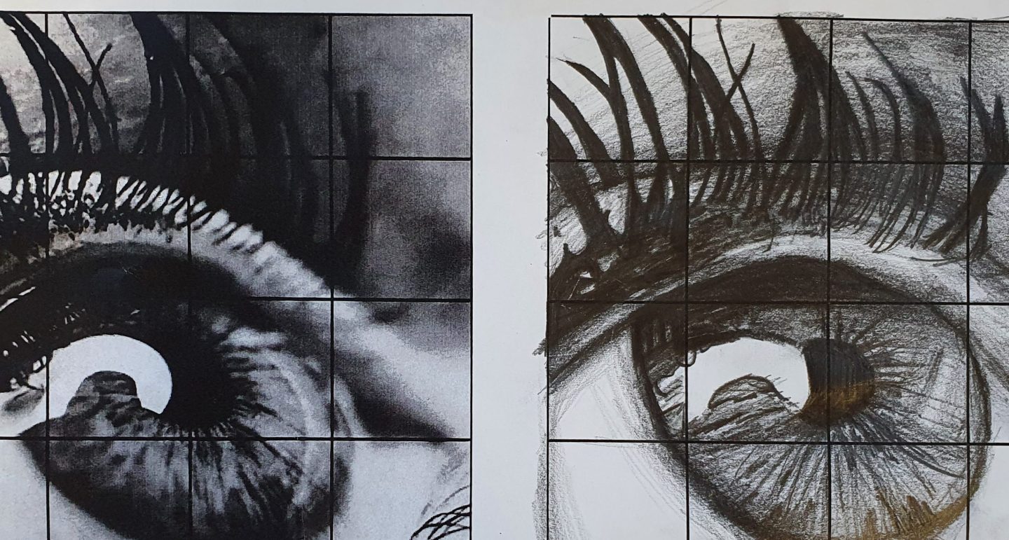 Grid Drawing Worksheets for Art Lessons – The Art Teacher