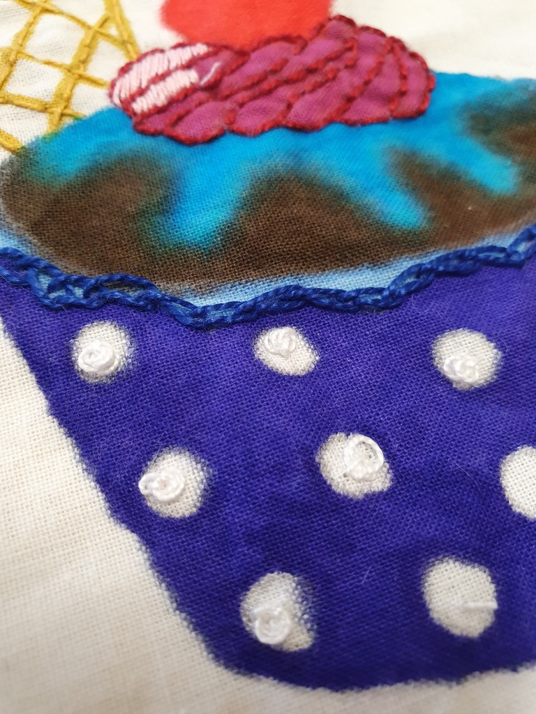 KS3 Art Textiles Project – Sweet Stitches – The Art Teacher