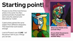 Picasso Portrait Art Project – The Art Teacher