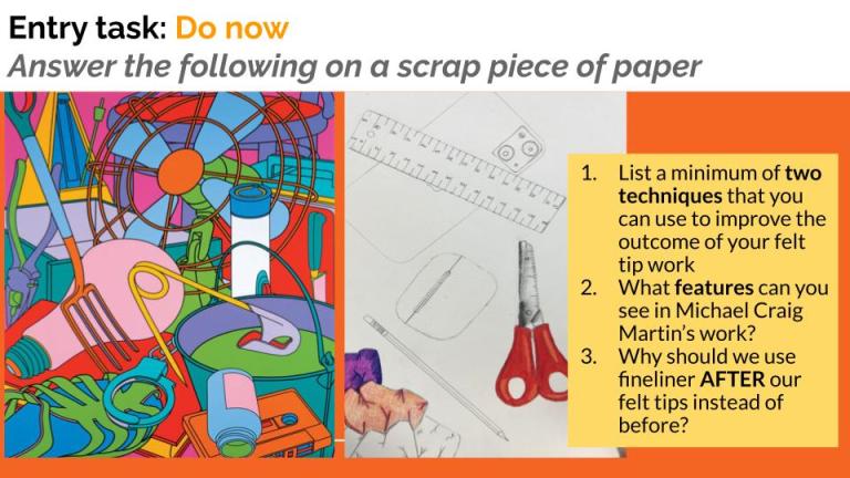 GCSE Art Project – Objects – The Art Teacher